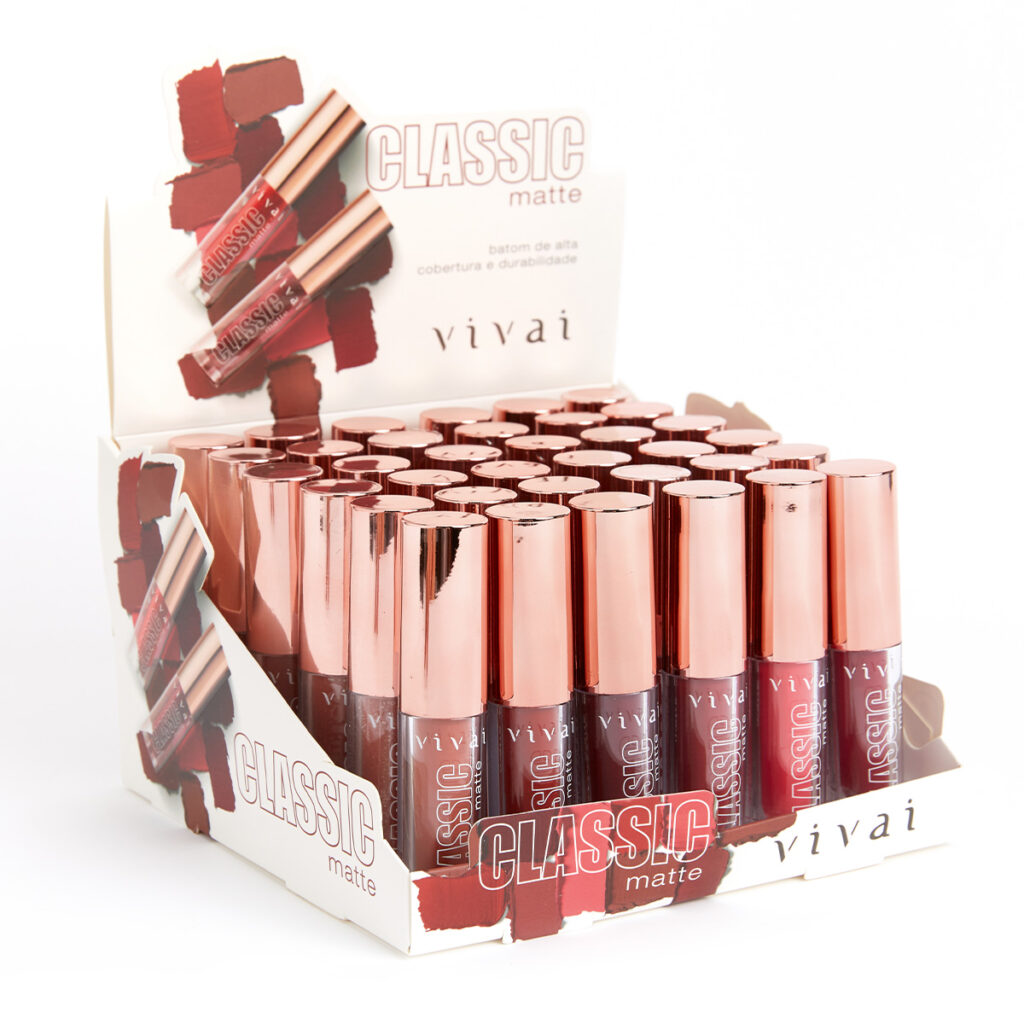 Batom Classic Matte - Vivai Cosméticos