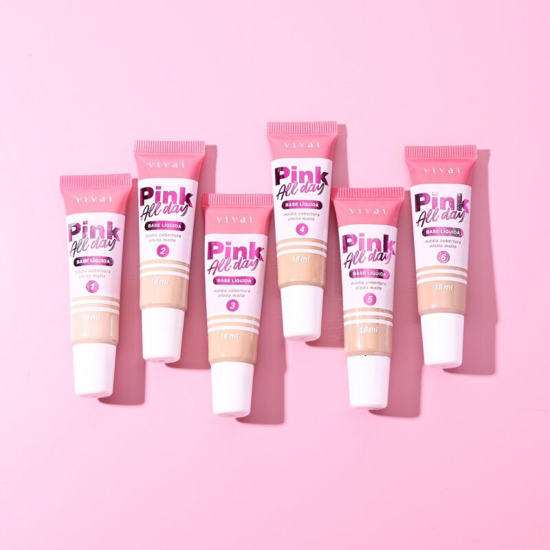 Base Pink All Day - Vivai Cosméticos