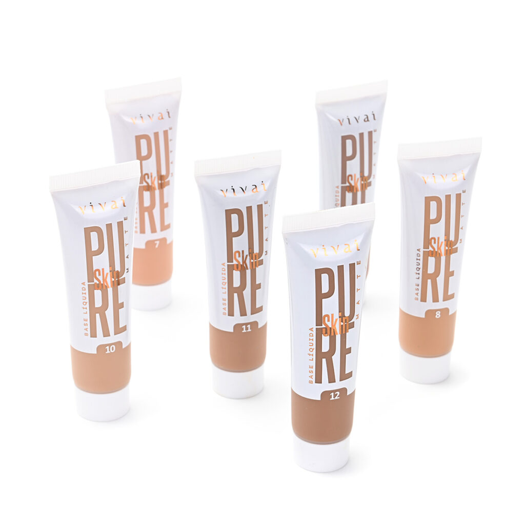 Base Líquida Pure Skin - Vivai Cosméticos