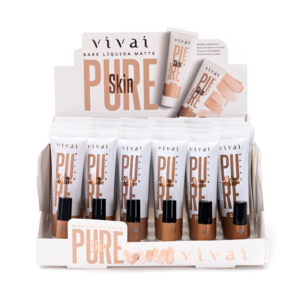 Base Líquida Pure Skin - Vivai Cosméticos