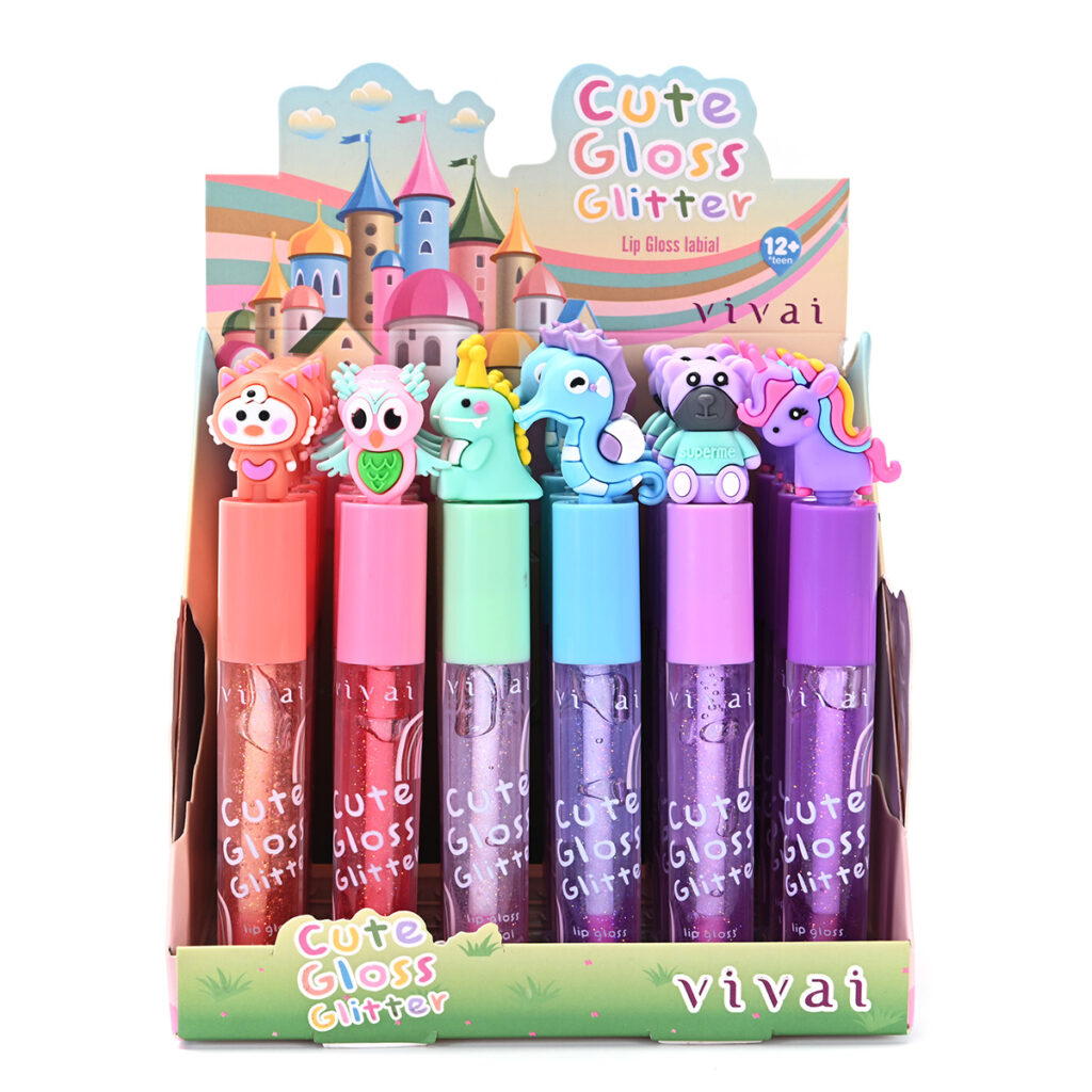 Cute Gloss Glitter - Vivai Cosméticos