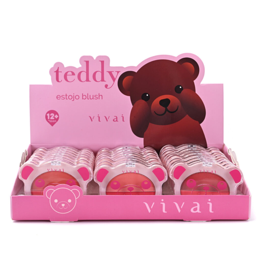 Estojo de Blush Teddy - Vivai Cosméticos