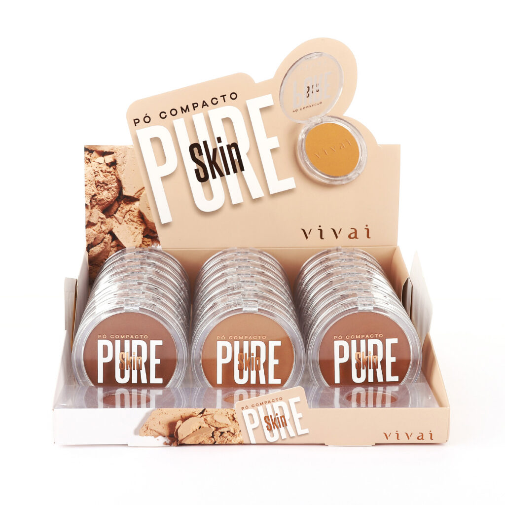 Pó Compacto Pure Skin - Vivai Cosméticos