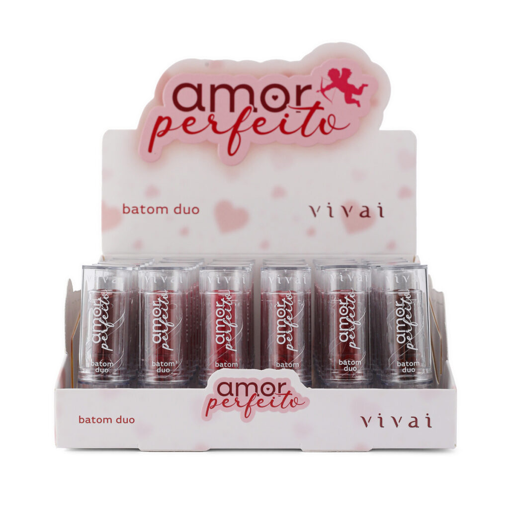 Batom Duo Amor Perfeito - Vivai Cosméticos