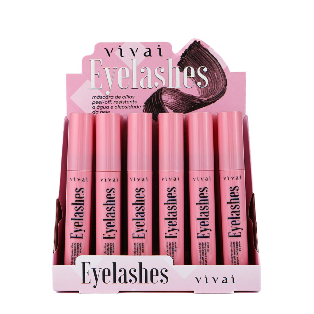 Máscara de Cílios Eyelashes - Vivai Cosméticos
