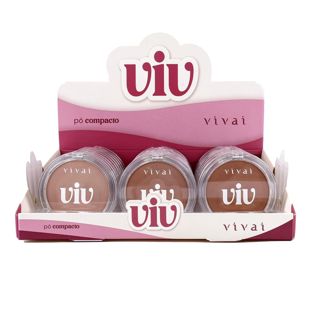 Pó Compacto Viv - Vivai Cosméticos
